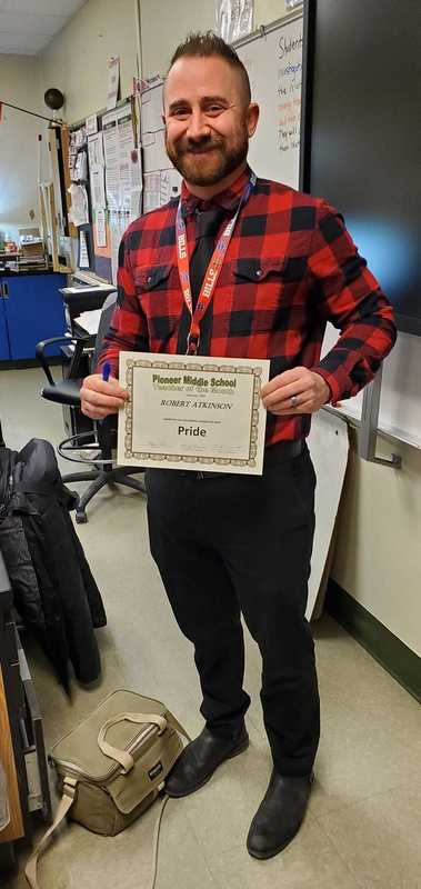 Middle School teachers cited | Pioneer Middle School